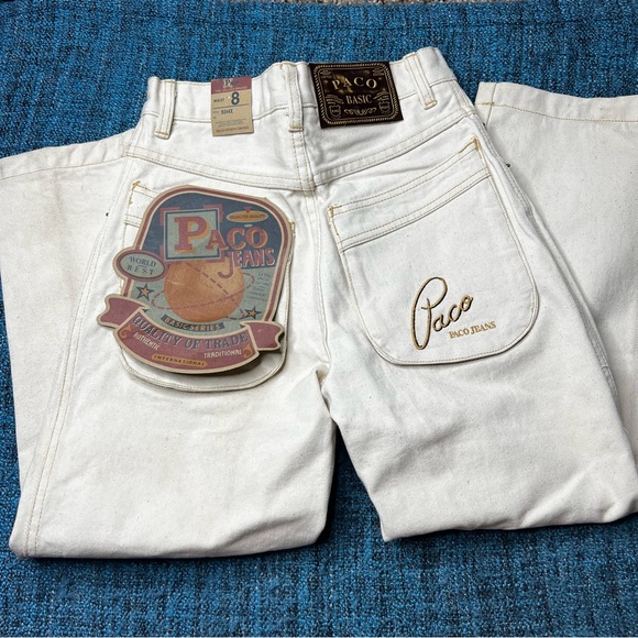 paco | Jeans | Vintage 9s Paco Jeans Embroidered Speel Out Pocket Baggy ...
